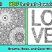 Mindfulness Coloring Pages 2 by Short and Bald, 8 Intricate Mandala ...