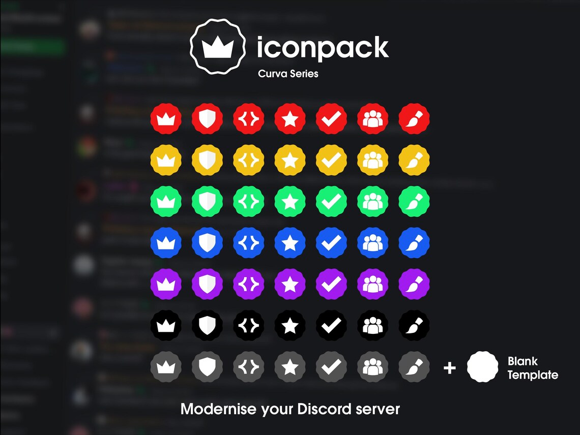 Iconpack - Discord Role Icons and Emojis for Your Discord Server (curva ...