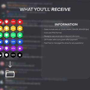 Discord Role Icons - 24x Polygons - Etsy
