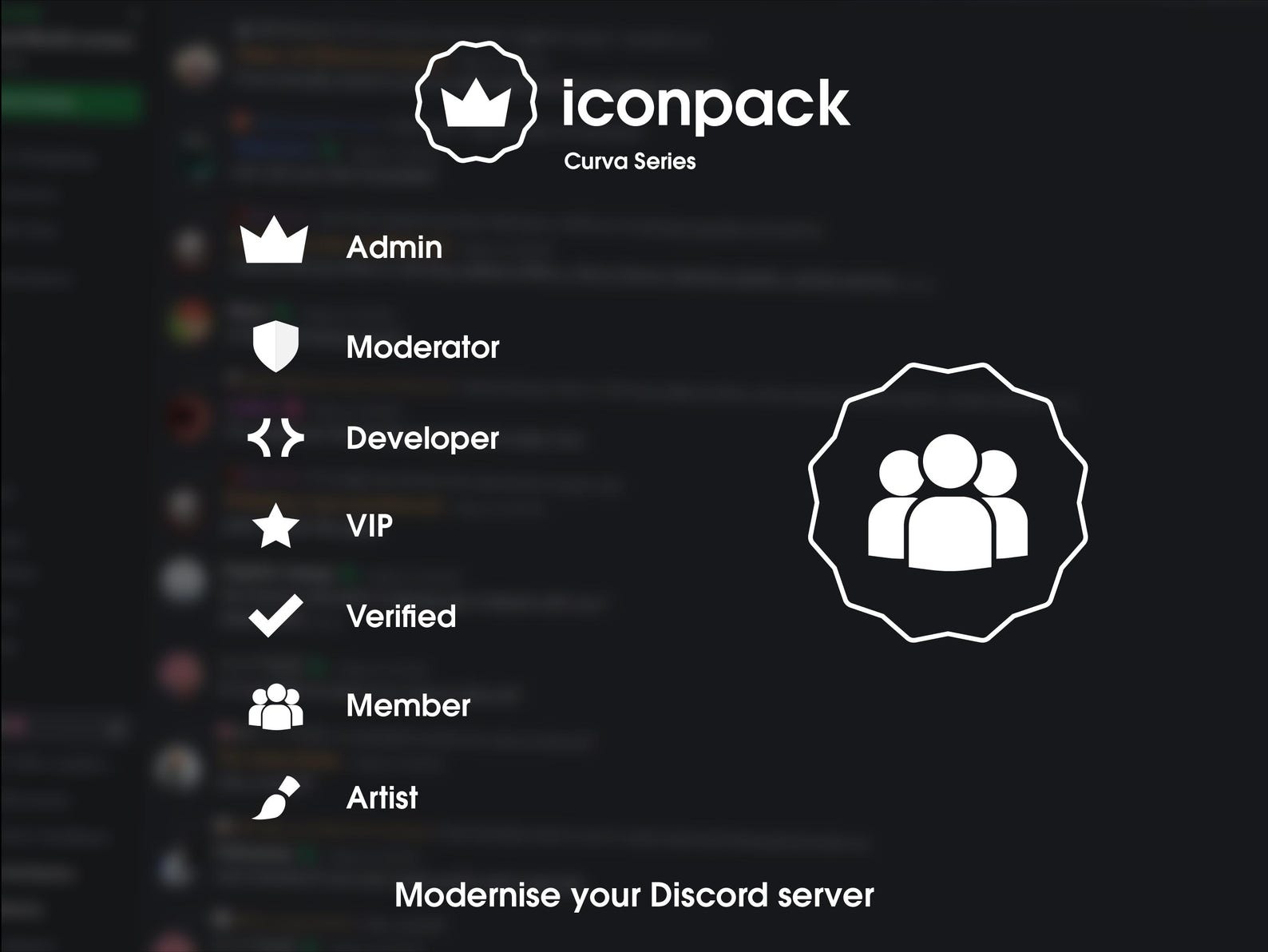 Iconpack - Discord Role Icons and Emojis for Your Discord Server (curva ...