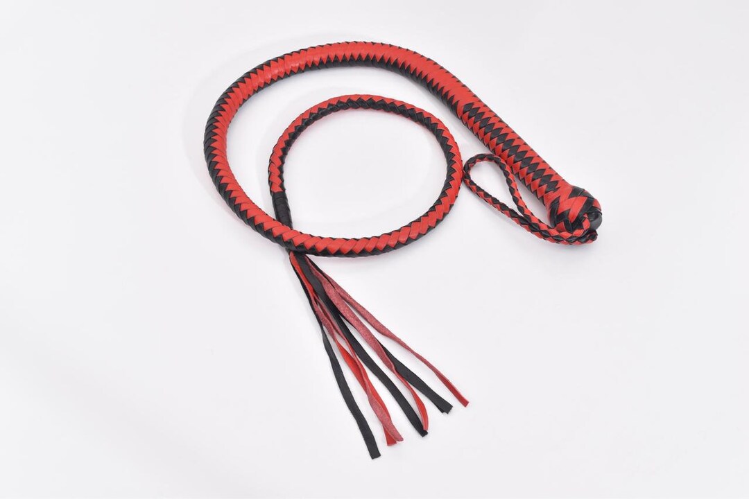 Handmade Red Cow Leather Bullwhip for Cowboy's Real Bullwhip - Etsy