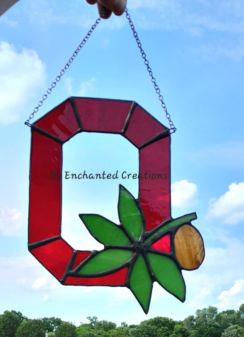 Ohio State Stained Glass Logo - Etsy