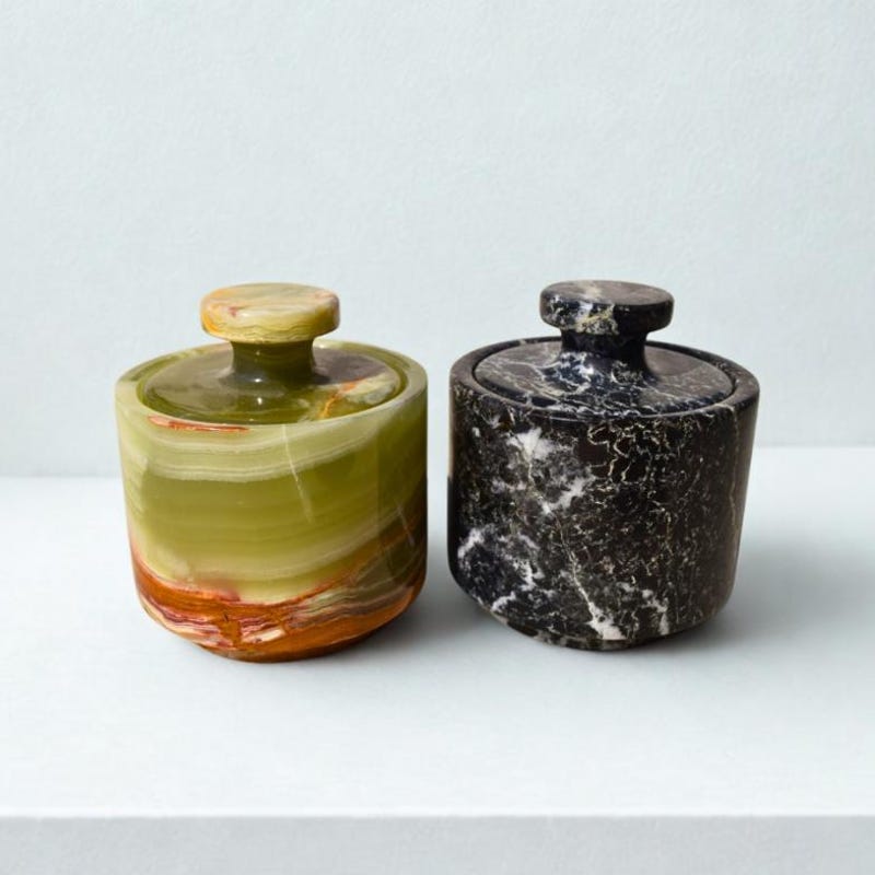 Pink Marble Container - Etsy