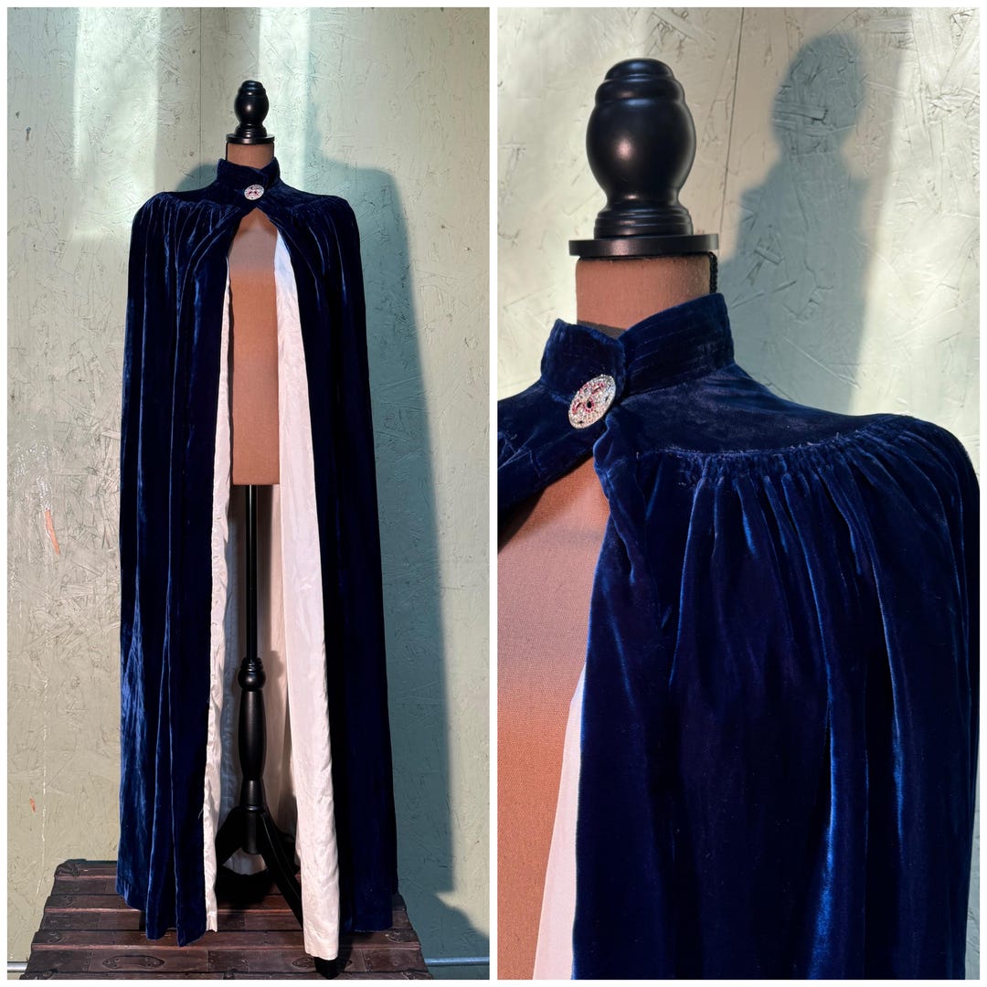 Vintage Velvet Gala Cape - Etsy