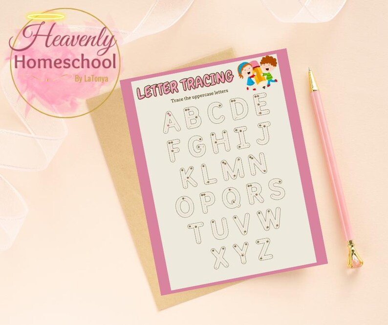 Handwriting Practice, Lettering Practice Kindergarten Alphabet Tracing ...