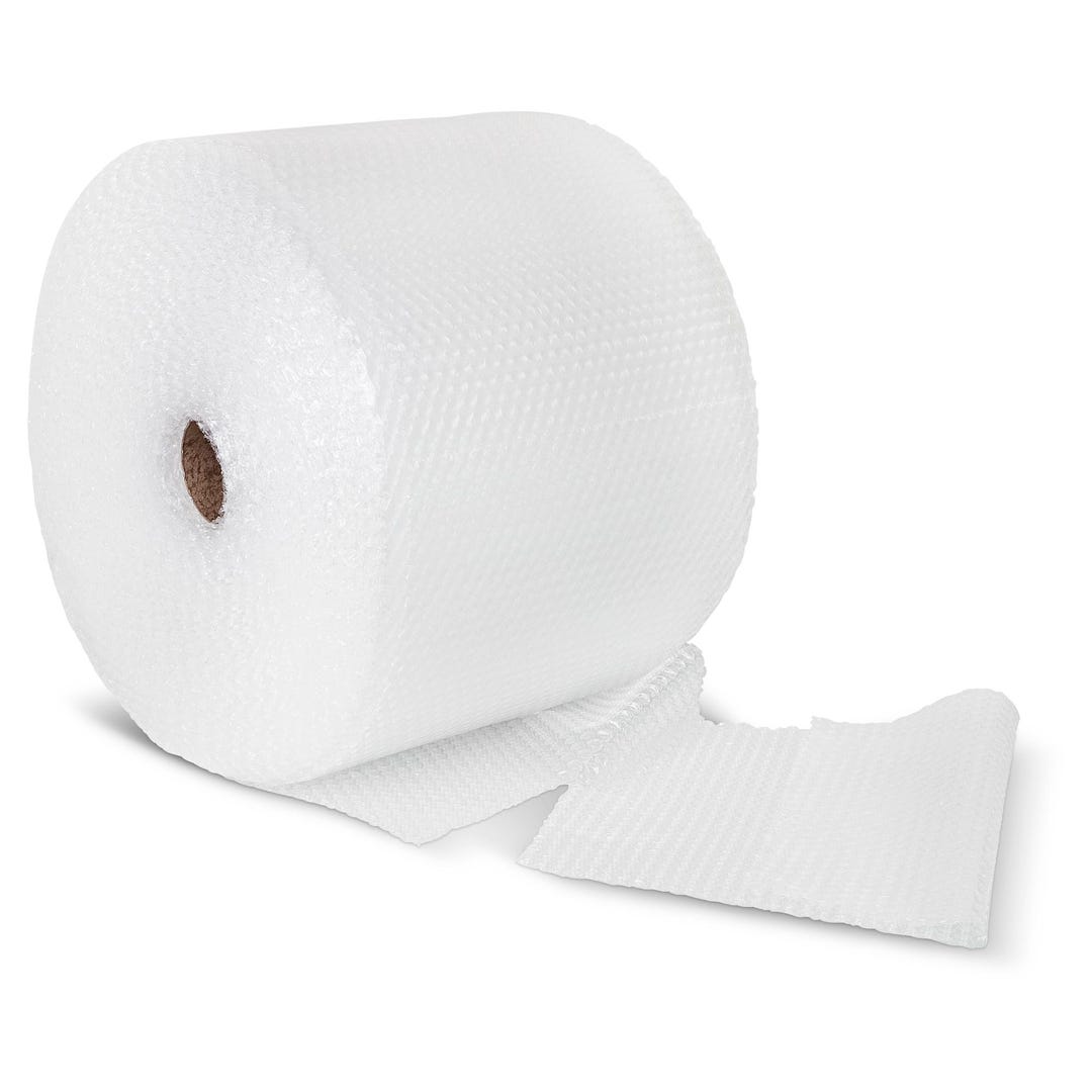 100ftx12in Bubble Roll for Packing, Scratch Resistant - 1/2IN Large ...