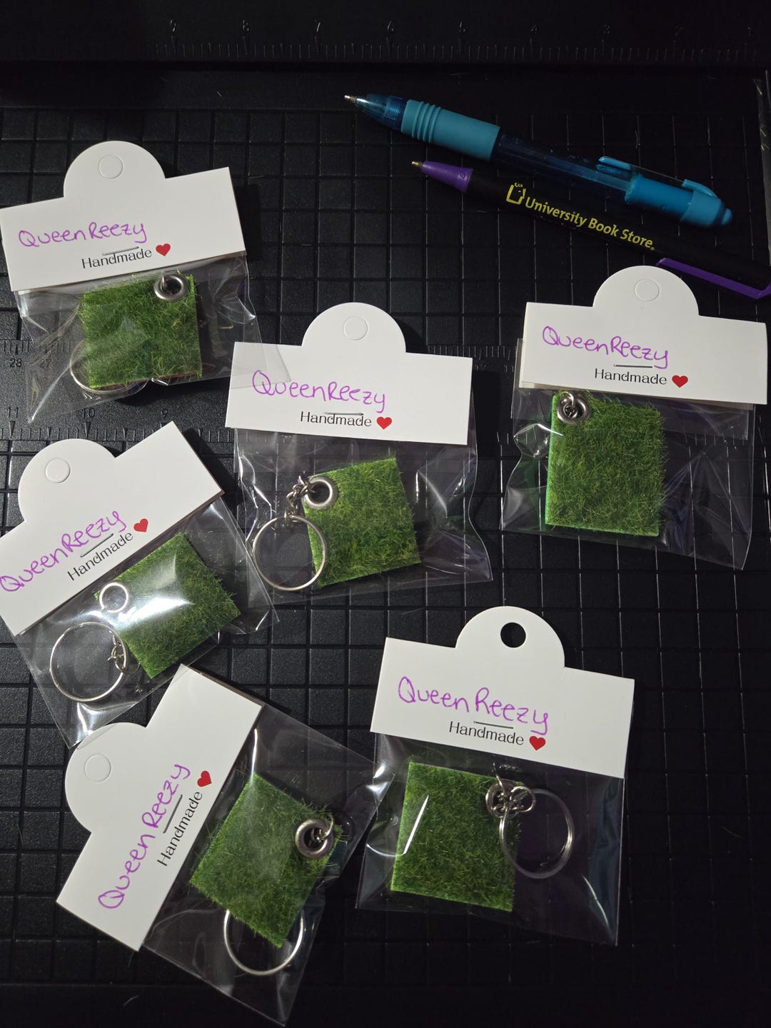 Touch Grass Keychains - Etsy