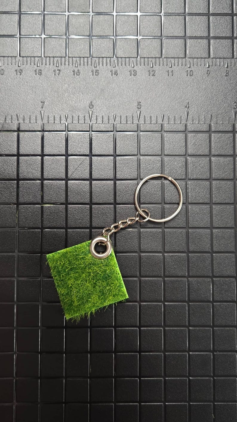 Touch Grass Keychains - Etsy