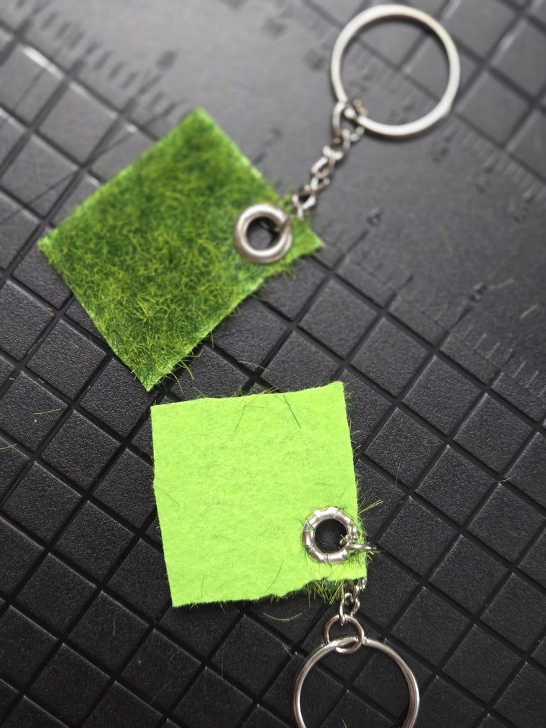 Touch Grass Keychains - Etsy