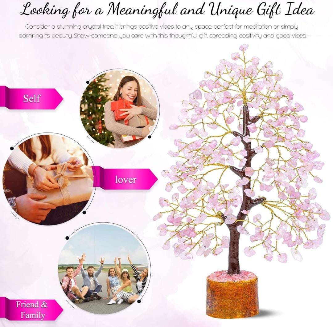 Pink Chakra Tree - Etsy