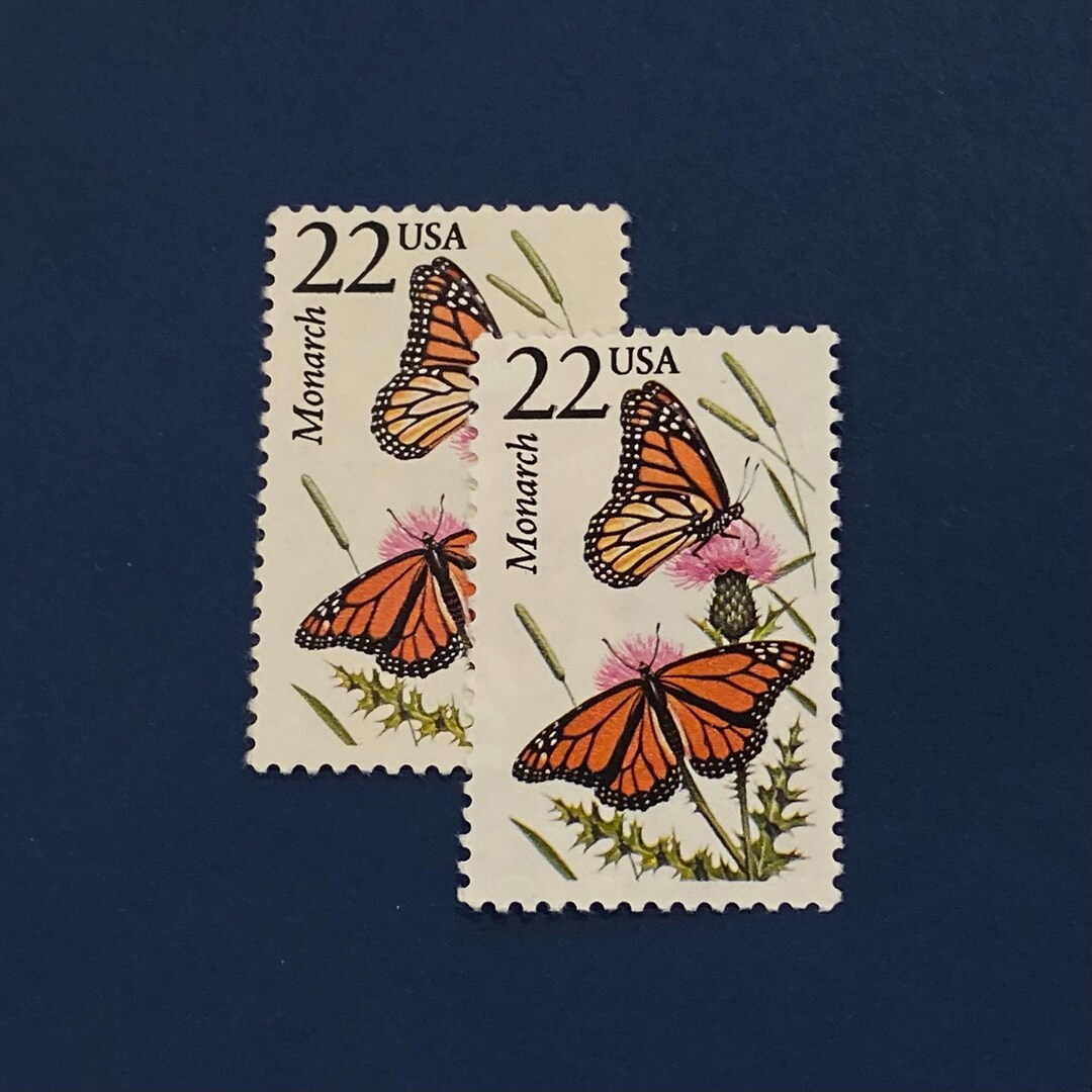 Monarch Butterfly | American Wildlife Stamp | Vintage Mint Stamps | 22c ...