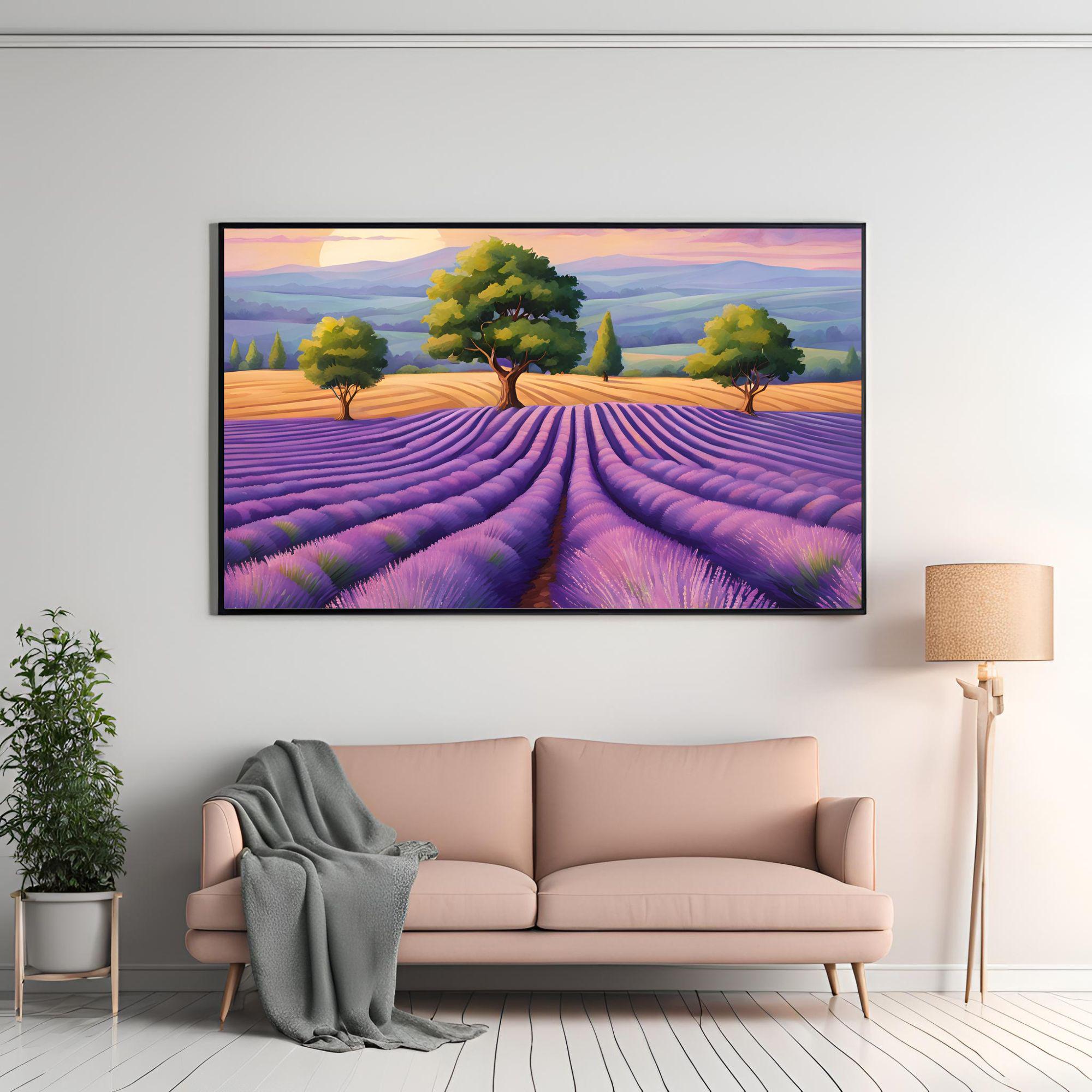 Lavender Field Digital Download - Etsy
