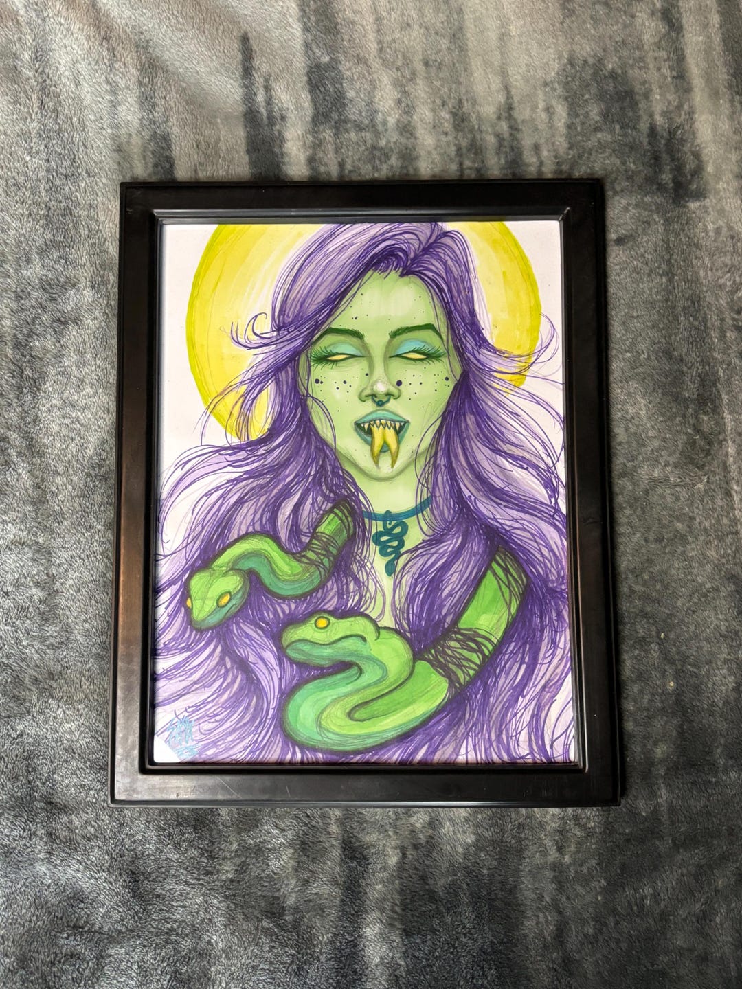 ORIGINAL slither Hand Drawn Artwork - Etsy