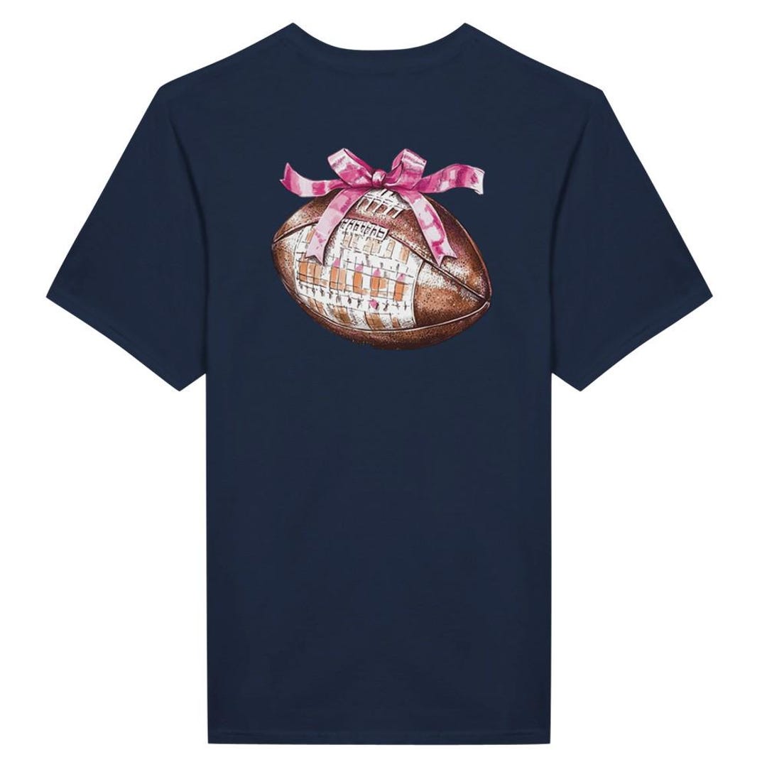 Preppy Football With Ribbon Shirt for Women and Teens Girly Football ...