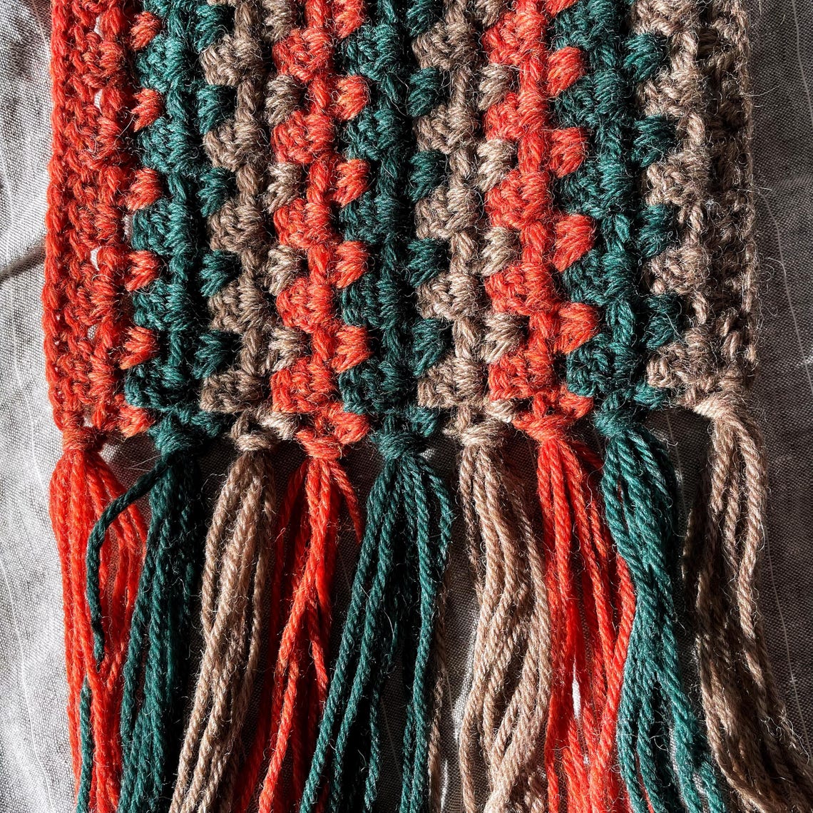 The Woodmother Scarf (pattern PDF) - Fiber Art, Scarf, Diy, Digital ...