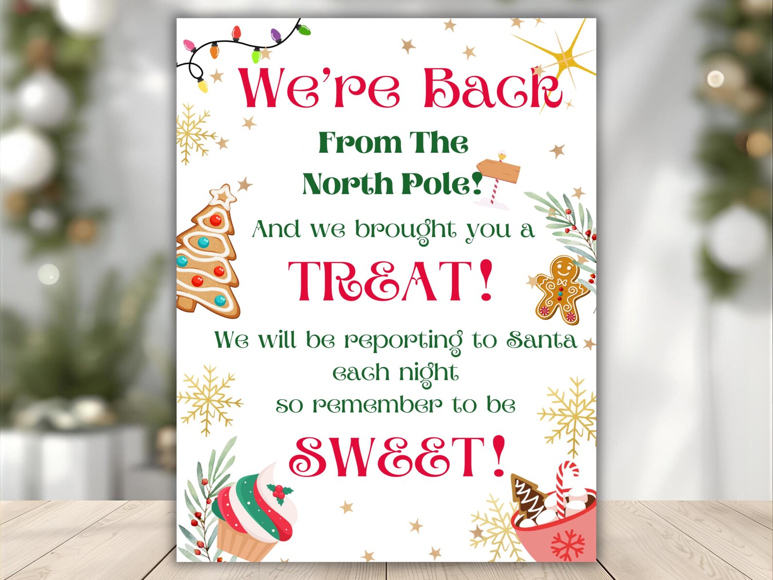 Two Elves We're Back Letter, Elf Arrival Letter, I'm Back Letter, Elf ...