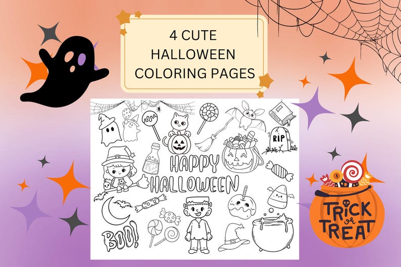 Halloween Coloring Pages, Coloring Pages Halloween, Witch Coloring Page ...