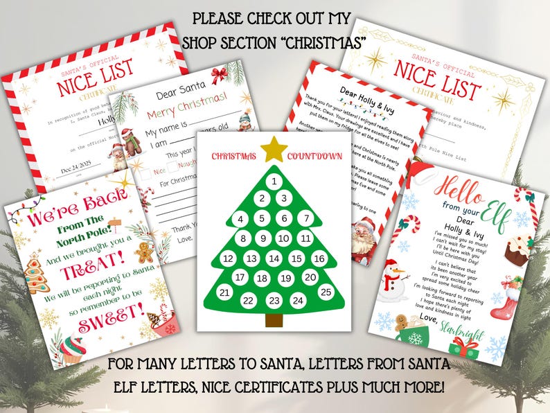 Editable Letter From Santa, Letter From Santa, Santa Letter, Official ...
