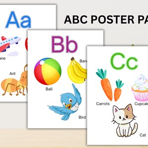 Alphabet Posters Classroom, ABC Posters Classroom, Classroom Decor, ABC ...