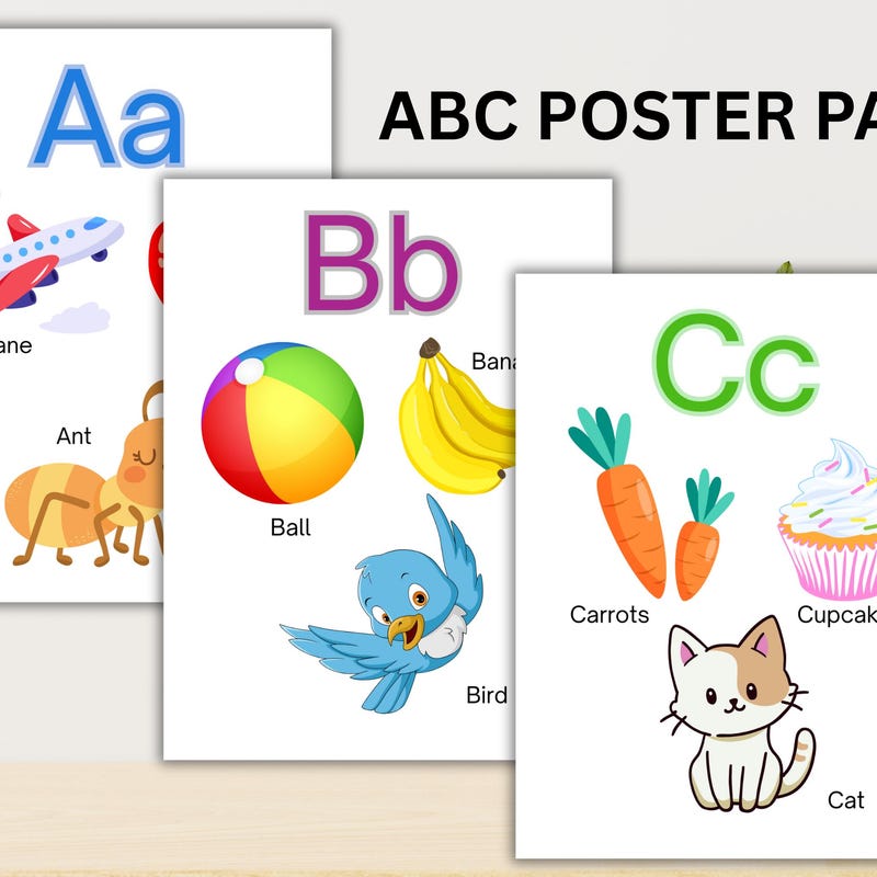 Abc Poster - Etsy