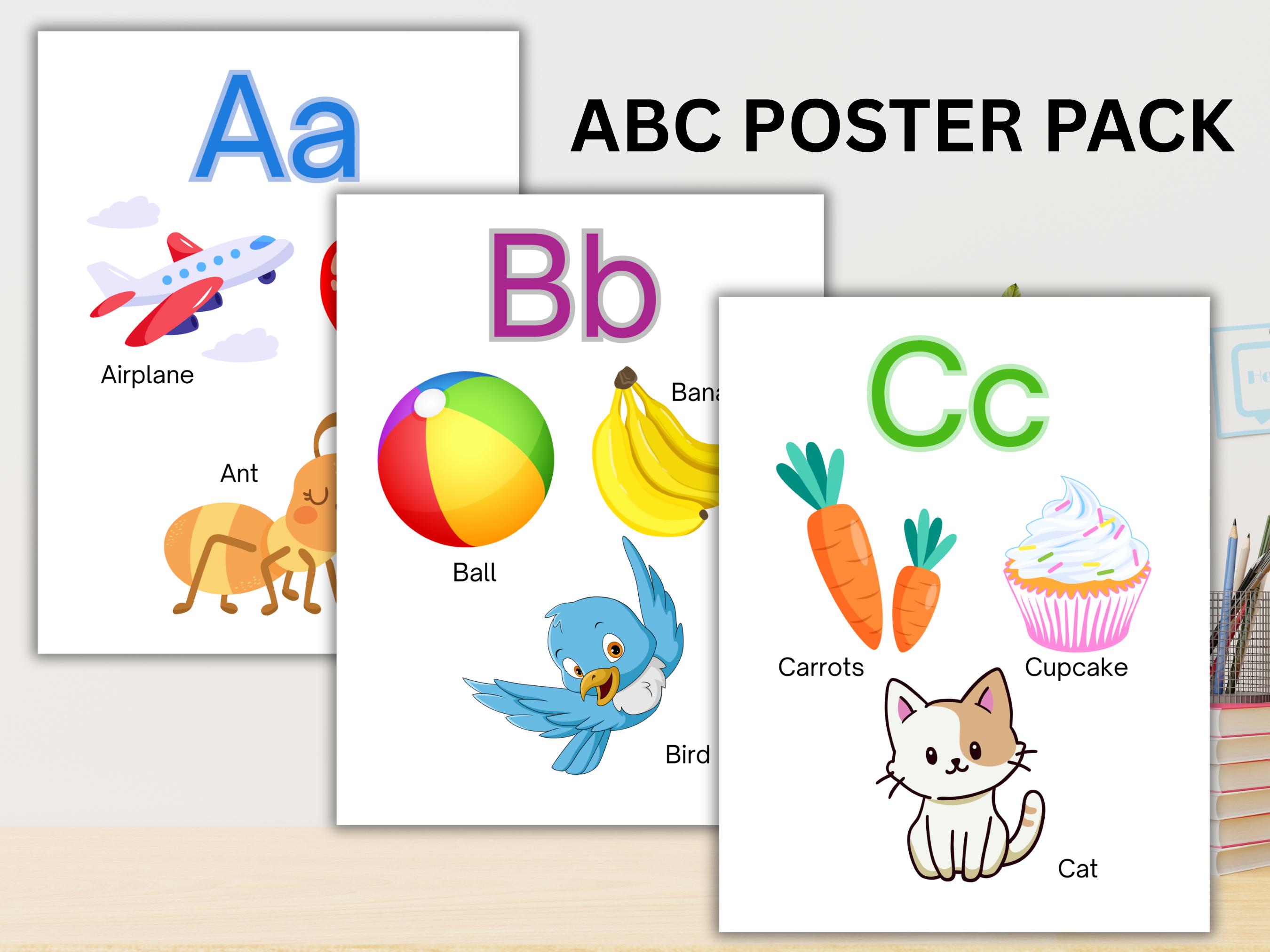 Alphabet Posters Classroom, ABC Posters Classroom, Classroom Decor, ABC ...