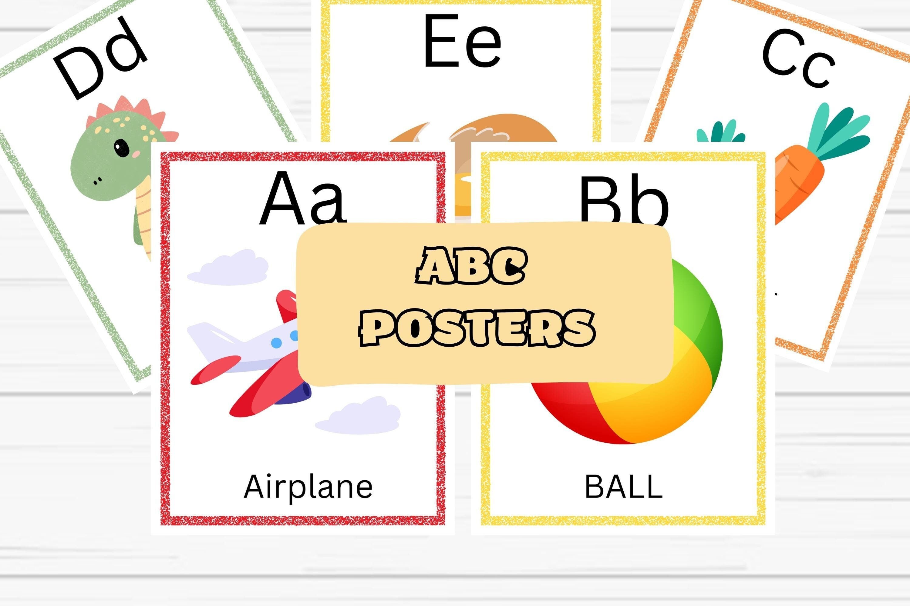 ABC Posters, Abc's Poster Pack, Alphabet Posters, ABC Classroom Posters ...