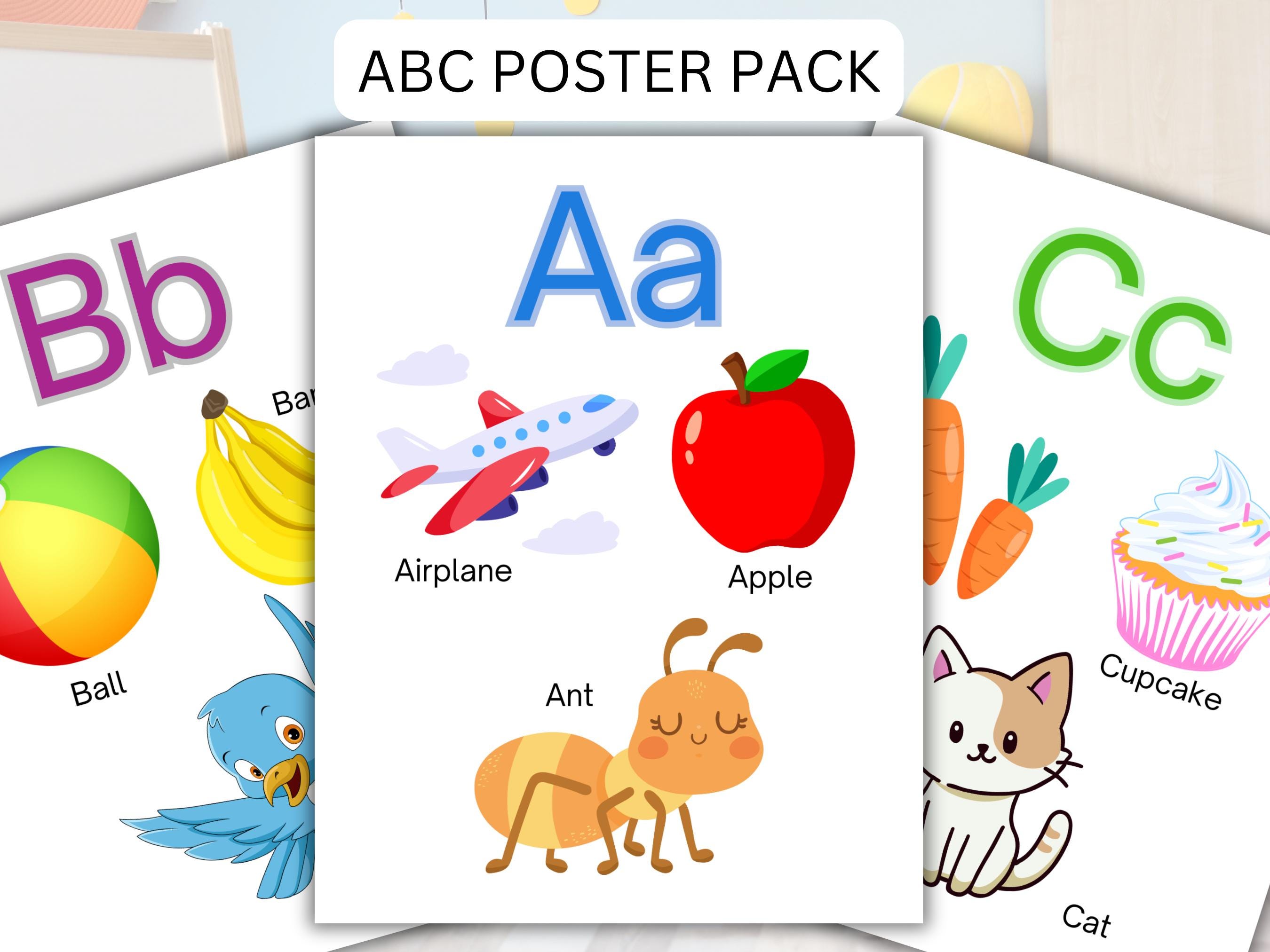 Alphabet Posters Classroom, ABC Posters Classroom, Printable Alphabet ...