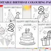 Editable Bunny Birthday Coloring Page Printable Bunny Theme Birthday ...