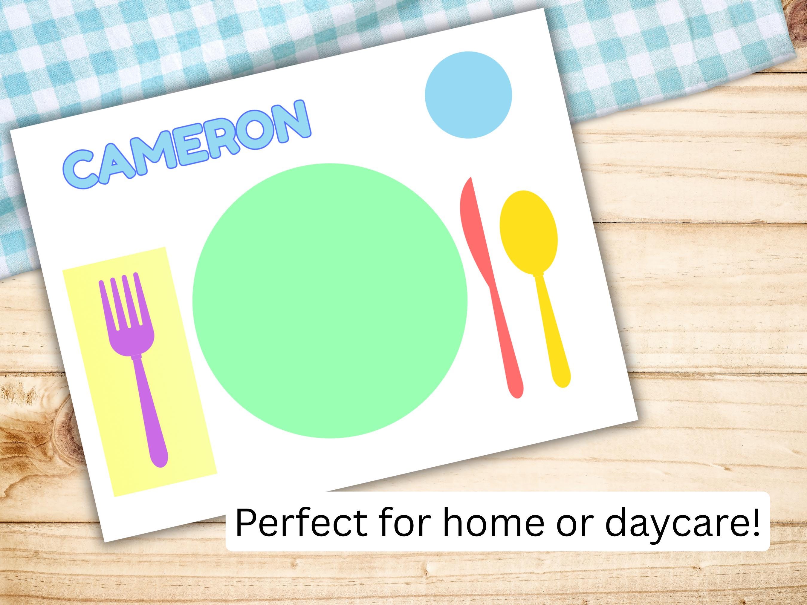 Editable Montessori Placemat, Table Setting Placemat for Kids ...