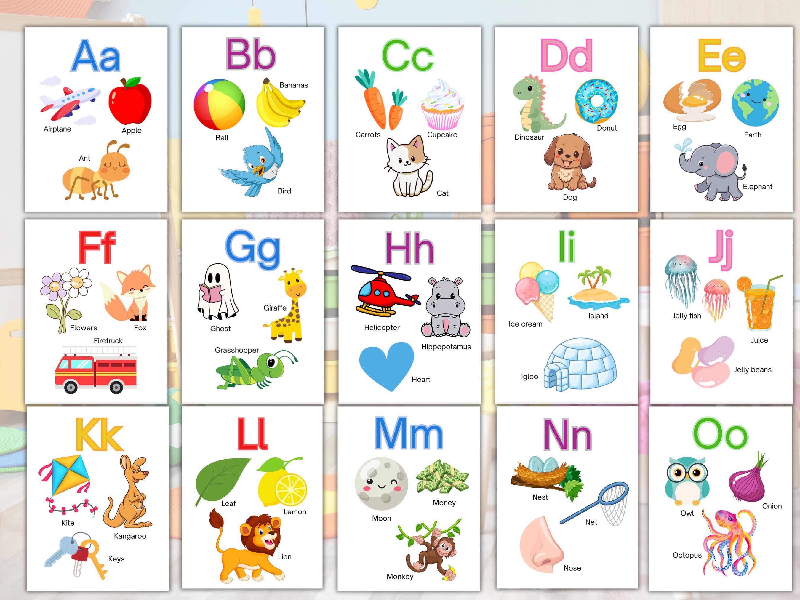 Alphabet Posters Classroom, ABC Posters Classroom, Printable Alphabet ...