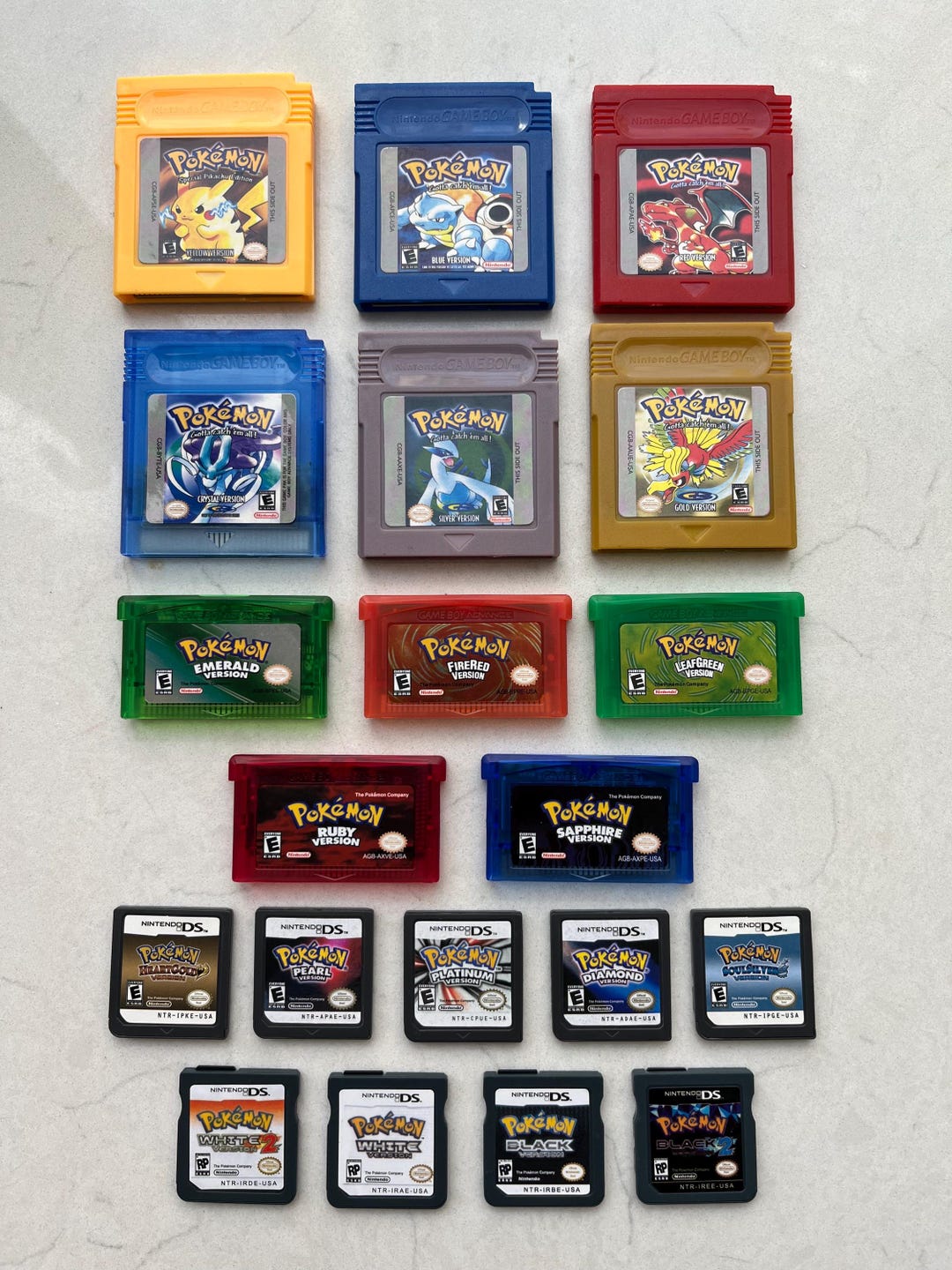 Juegos de Pokémon GBA DS Gameboy Color Advance Emerald SoulSilver ...