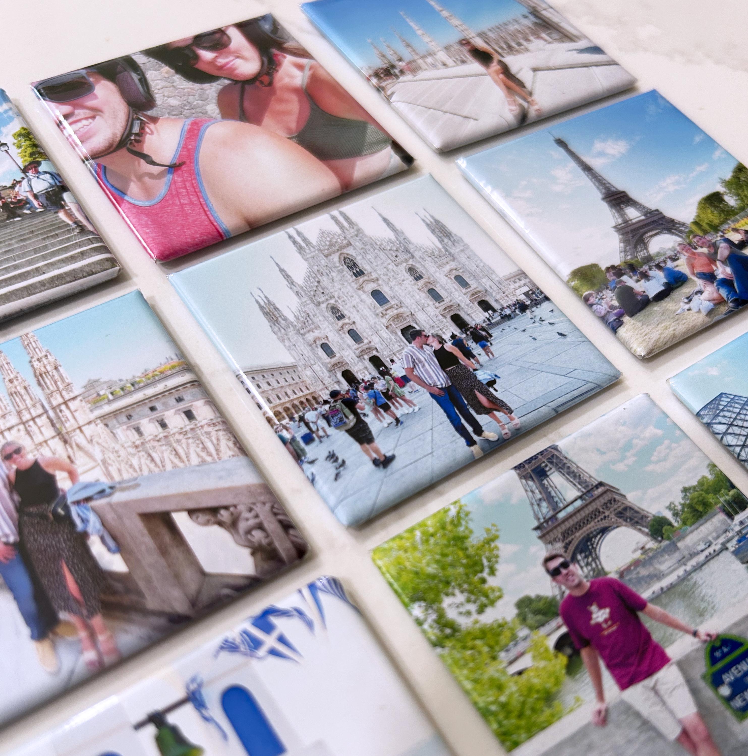 Square Custom Photo Magnets 2x2" | Personalized Fridge Magnets ...