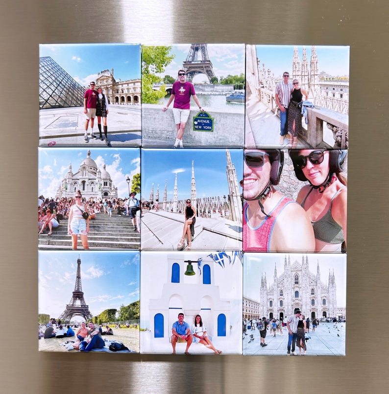 Square Custom Photo Magnets 2x2" | Personalized Fridge Magnets ...