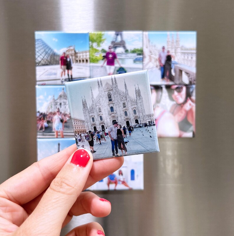 Square Custom Photo Magnets 2x2" | Personalized Fridge Magnets ...