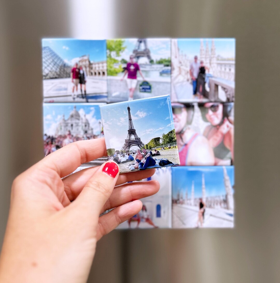 Square Custom Photo Magnets 2x2" | Personalized Fridge Magnets ...