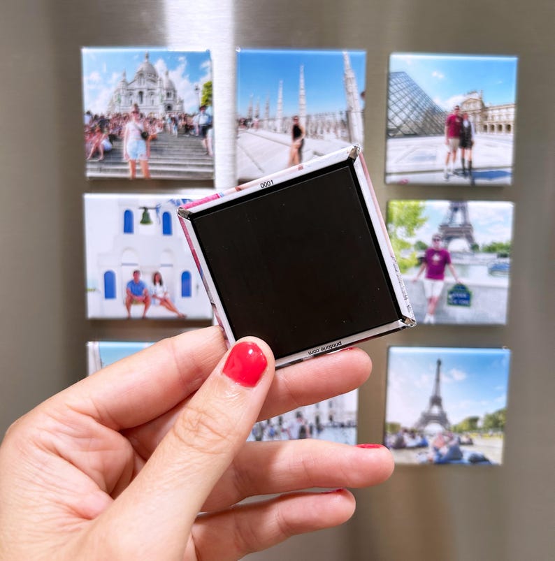 Square Custom Photo Magnets 2x2" | Personalized Fridge Magnets ...