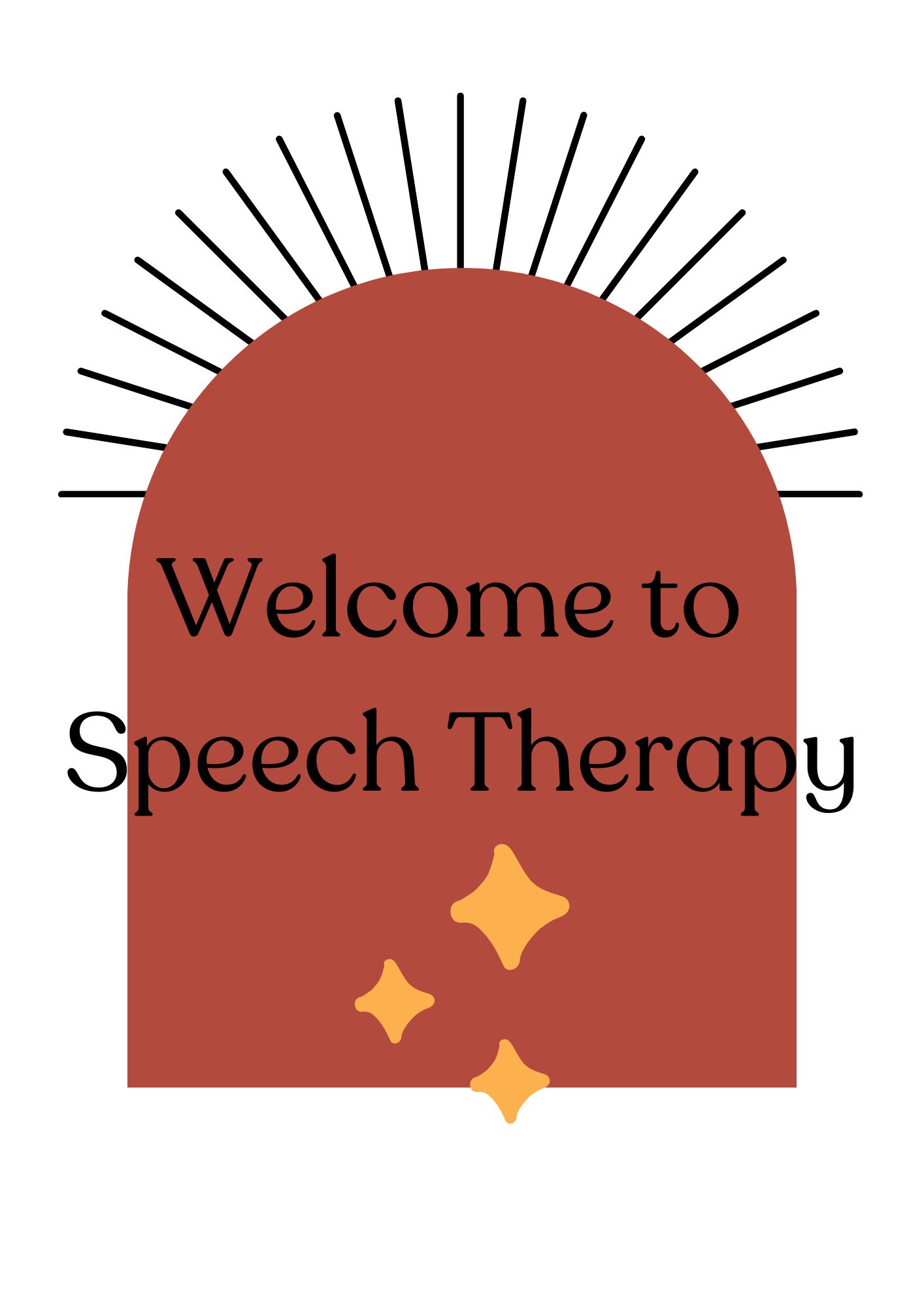 Speech Therapy Poster for Bulletin Board, Welcome to Speech Therapy - Etsy