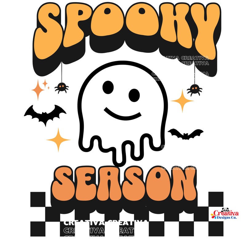 Spooky Season Png, Halloween Ghost Png, Spooky Halloween Png, Spooky ...