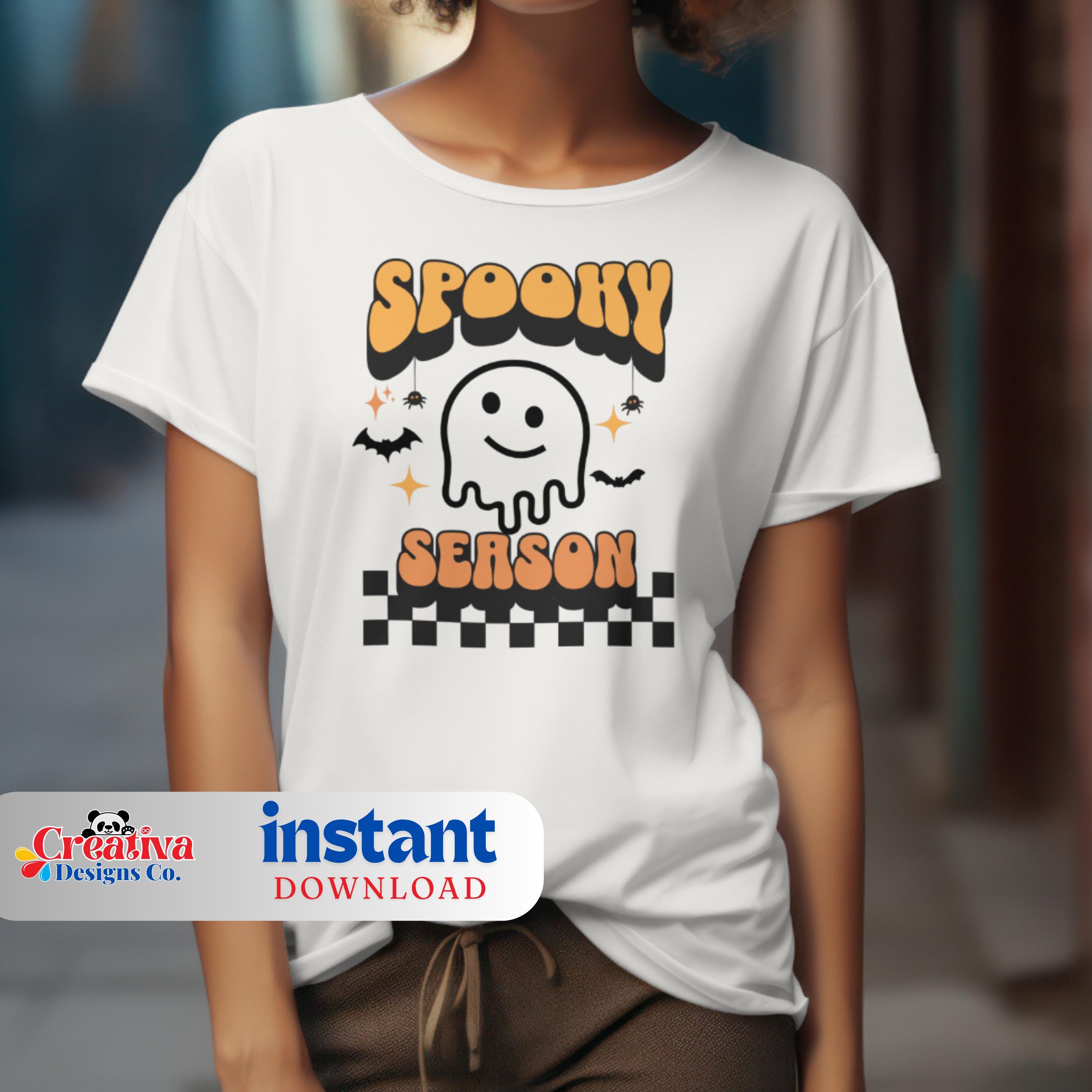 Spooky Season Png, Halloween Ghost Png, Spooky Halloween Png, Spooky ...