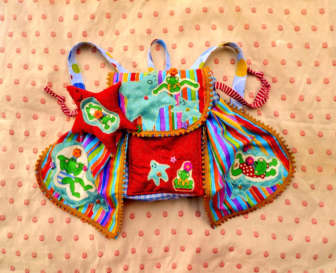 Frog Circus Backpack Handmade From Vintage & Recycled - Etsy