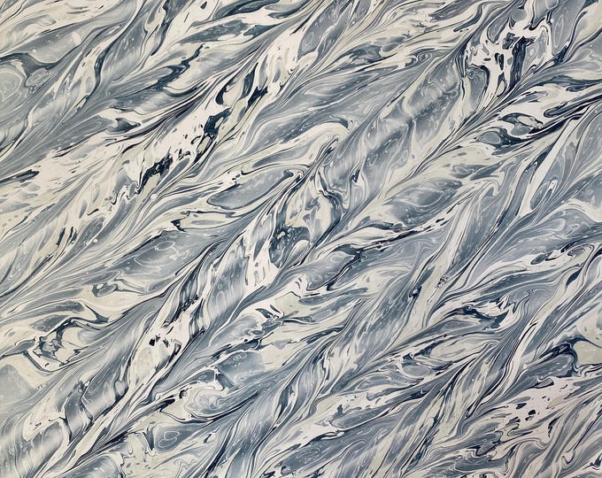 Marbled Paper Pattern Featuring a Pale Drawn Spanish - Etsy