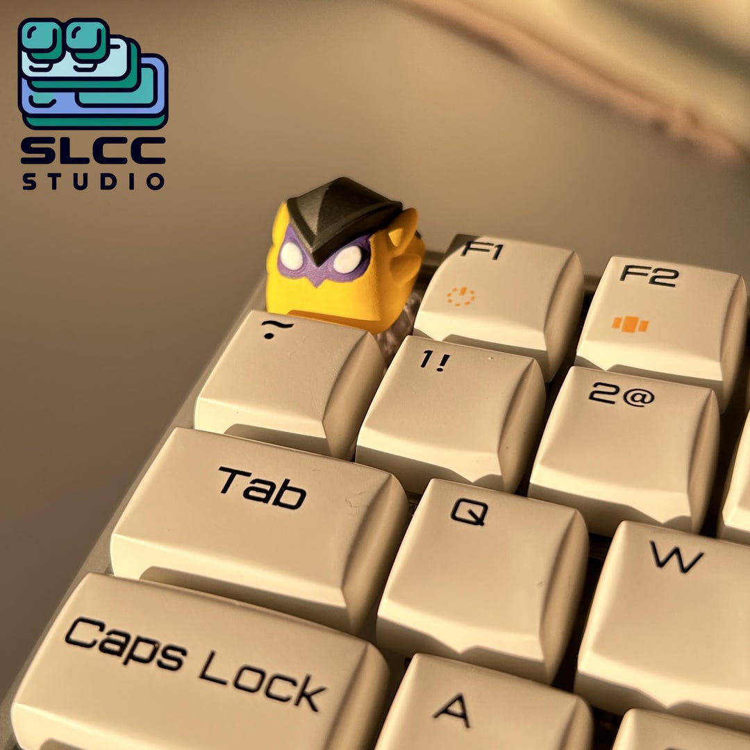 Wingman Artisan Keycap Custom Cute Valorant Resin Keyboard Cap Handmade ...