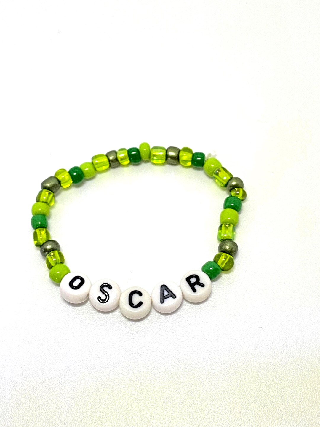 Oscar the Grouch Bracelet: Sesame Street Inspired Clay Bead Jewelry - Etsy