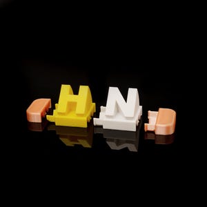 3D Printed Letter Decor STL Files-custom Personalized Design 26 ...