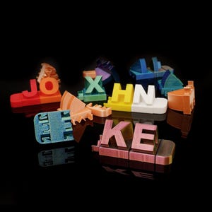 3D Printed Letter Decor STL Files-custom Personalized Design 26 ...