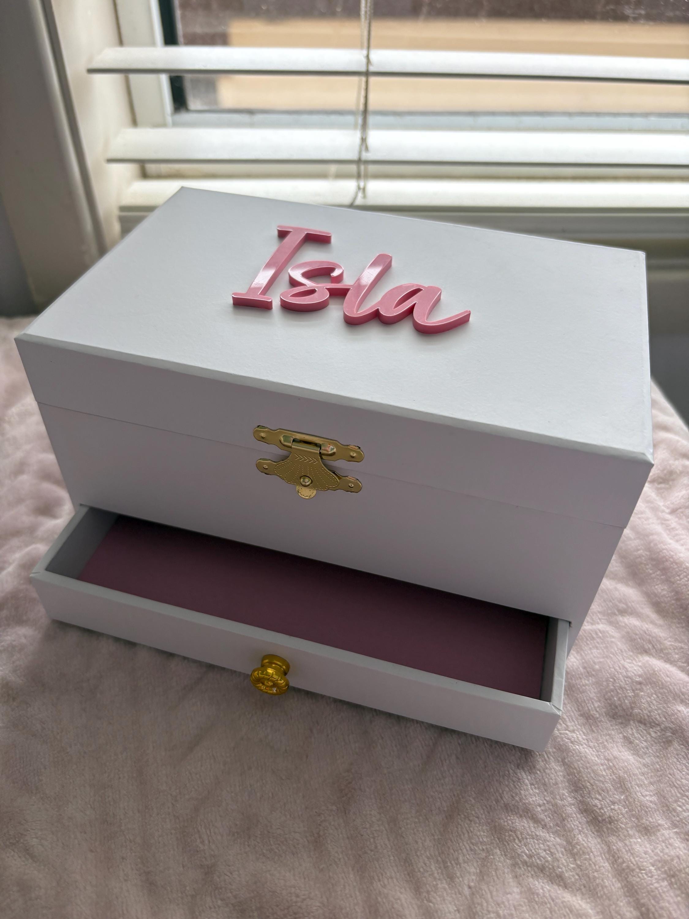 Personalised Ballerina Musical Jewellery Box – Custom Name Gift for ...