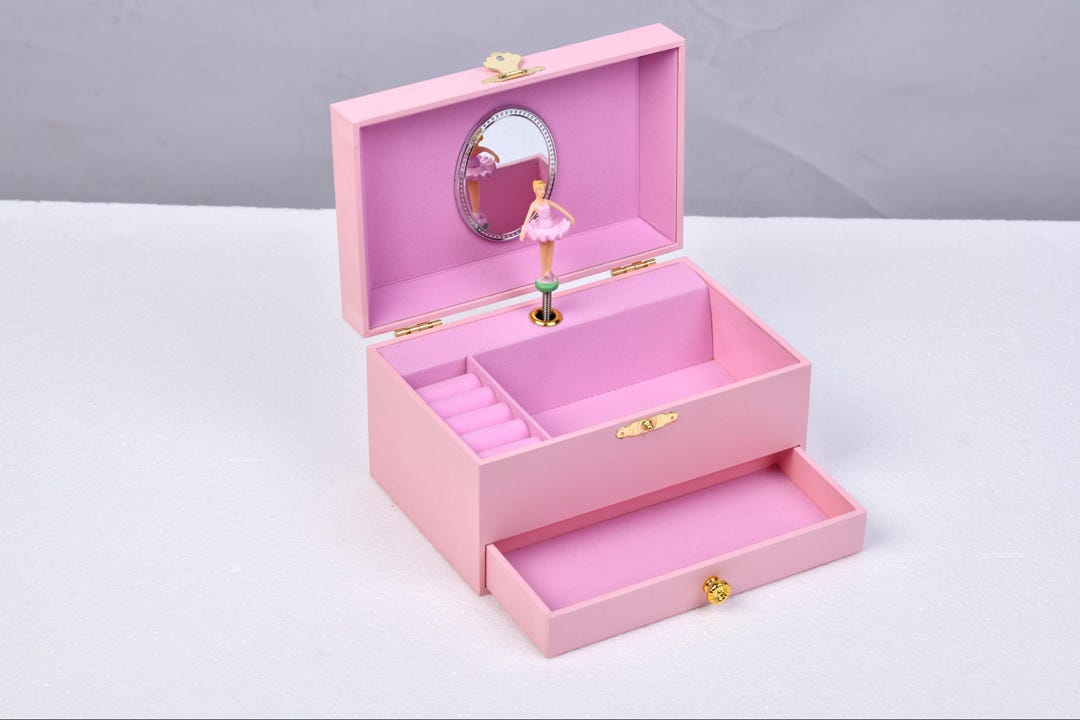 Personalised Ballerina Musical Jewellery Box – Custom Name Gift for ...