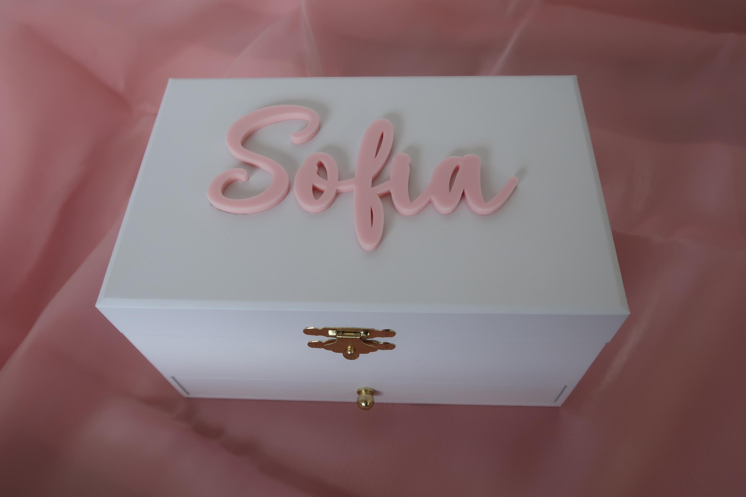 Personalised Ballerina Musical Jewellery Box – Custom Name Gift for ...