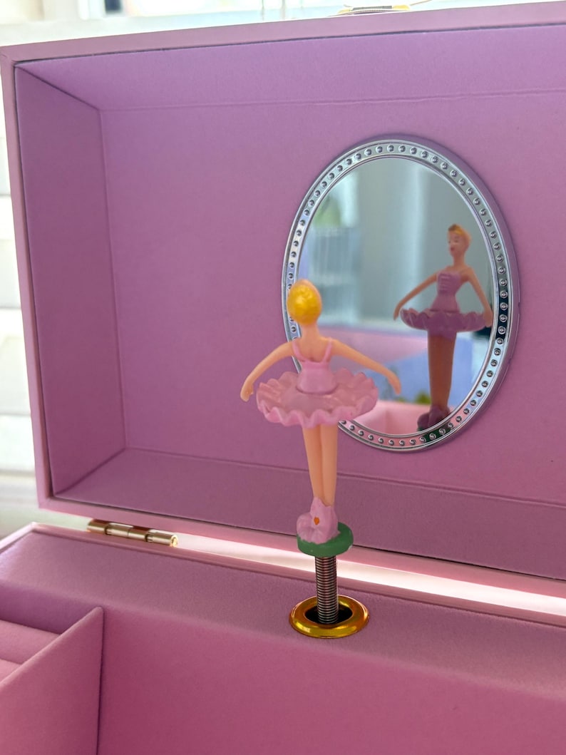 Personalised Ballerina Musical Jewellery Box – Custom Name Gift for ...