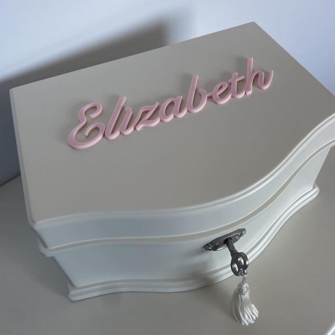Custom Name Jewelry Box | Personalised Jewellery Organizer | Gift for ...
